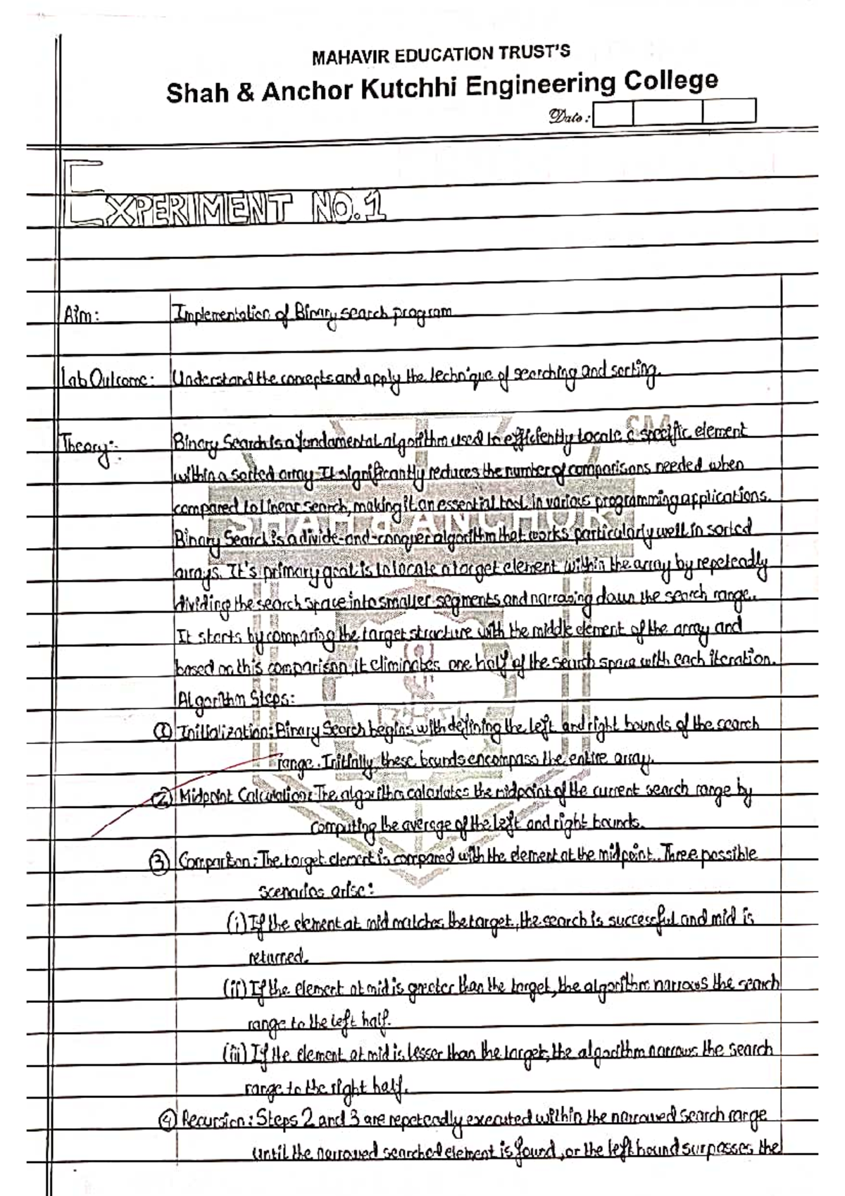 DSA 1-12 experiments - Computer Science Engineering (Data science ...