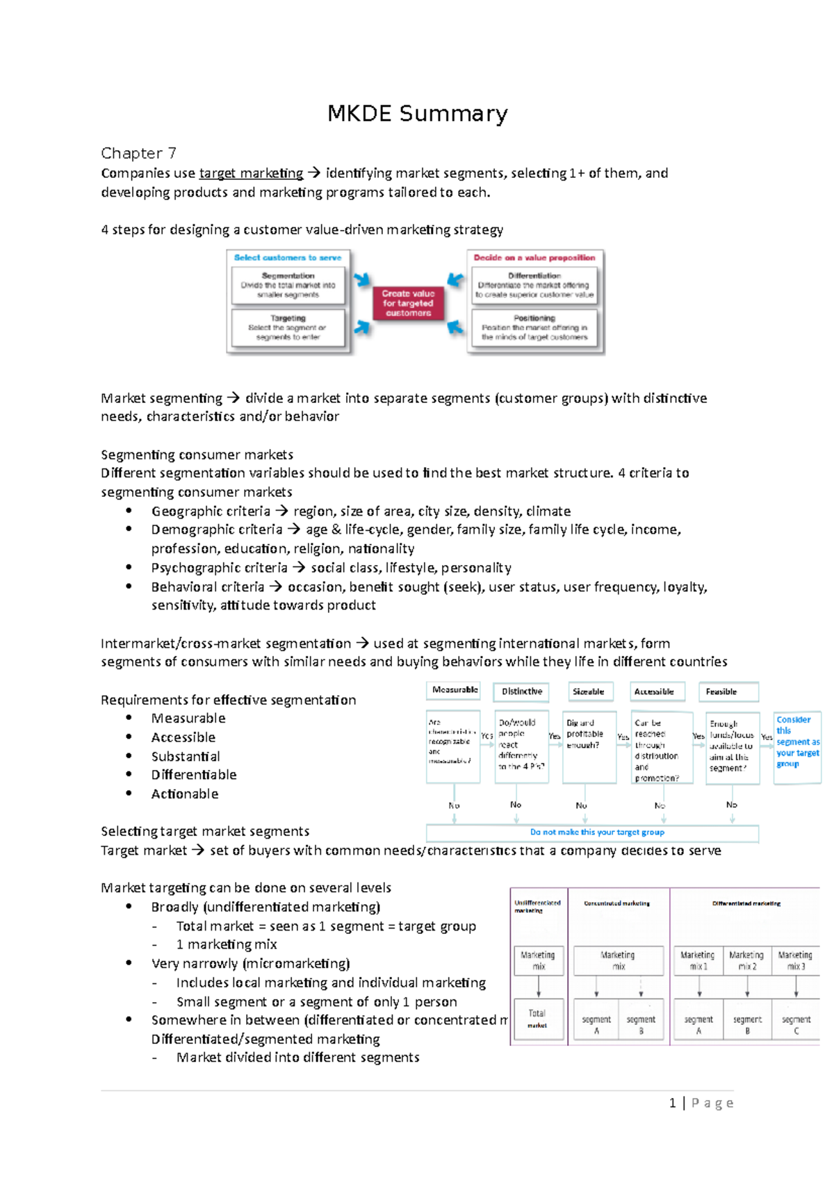 MKDE Summary - Samenvatting van MKDE - MKDE Summary Chapter 7 Companies ...
