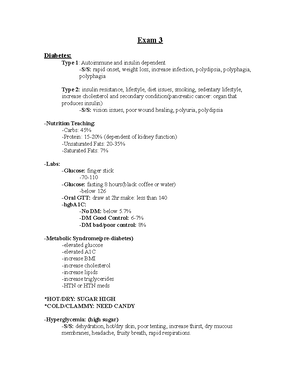 Med Surge Exam 3 Study Guide - Med Surge Exam 3 Study Guide ...