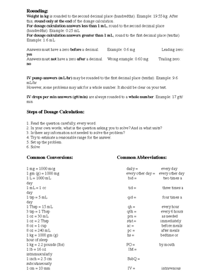 Module 2 dosage Calc Practice - Module 2 Practice Name