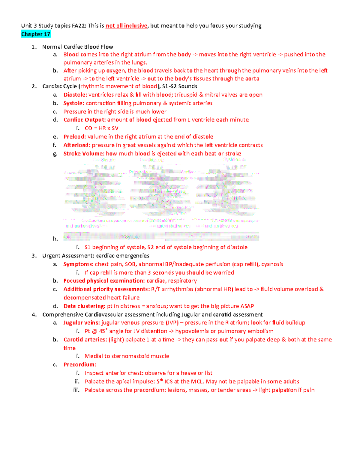 Exam 3 Study Guide - Unit 3 Study topics FA22: This is not all ...