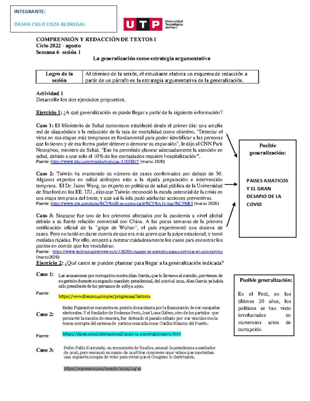 La generalización como estrategia argumentativa (material) 2022-agosto ...