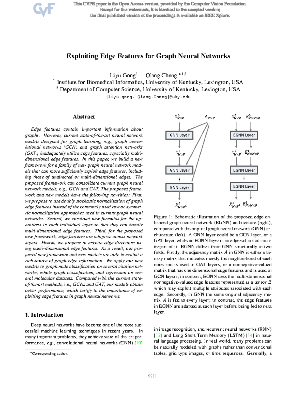 Gong Exploiting Edge Features for Graph Neural Networks CVPR 2019 paper - Exploiting Edge ...