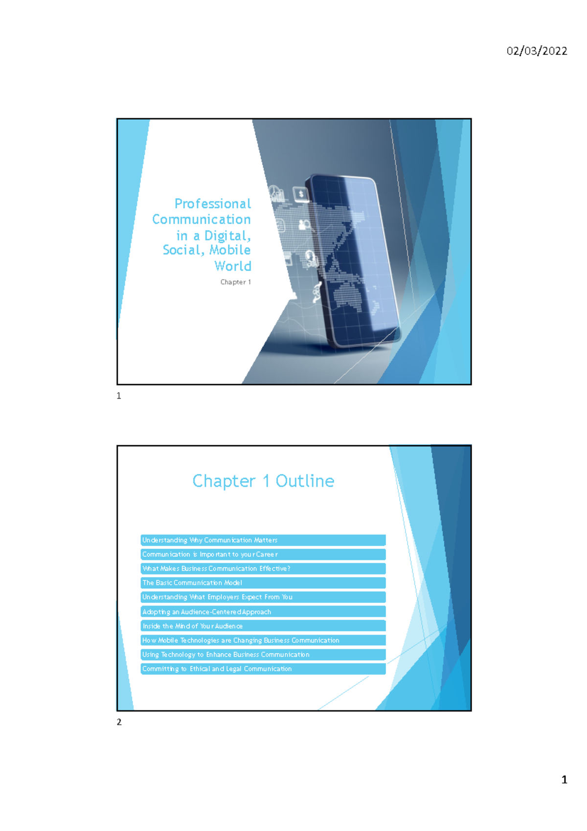 communication skill ch 1 sumaya - Professional Communication in a ...