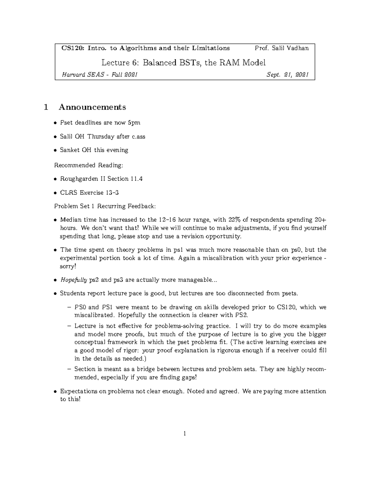 Cs120-fall2021-lec6 - n/a - CS120: Intro. to Algorithms and their Limitations Prof. Salil Vadhan ...