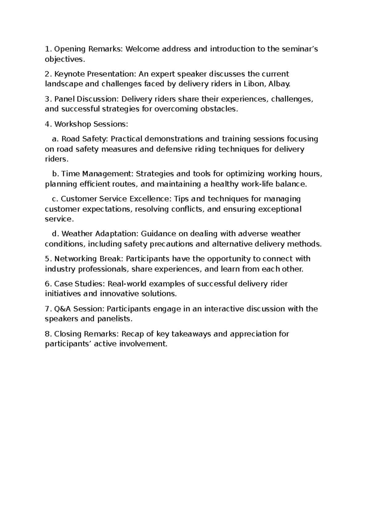 Inbound 3007696013332679354 - Opening Remarks: Welcome address and ...