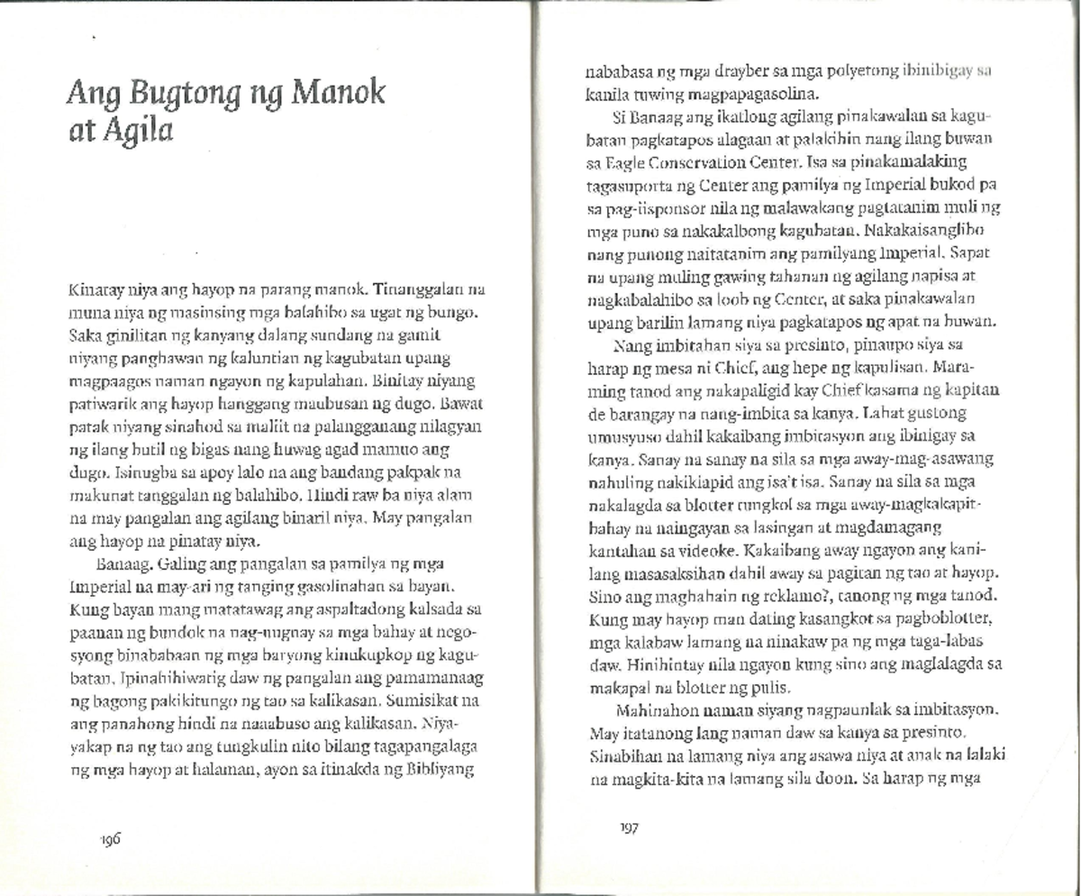 Ang Bugtong ng Manok at Agila ( Sangkatauhan Sangkahayupan ...