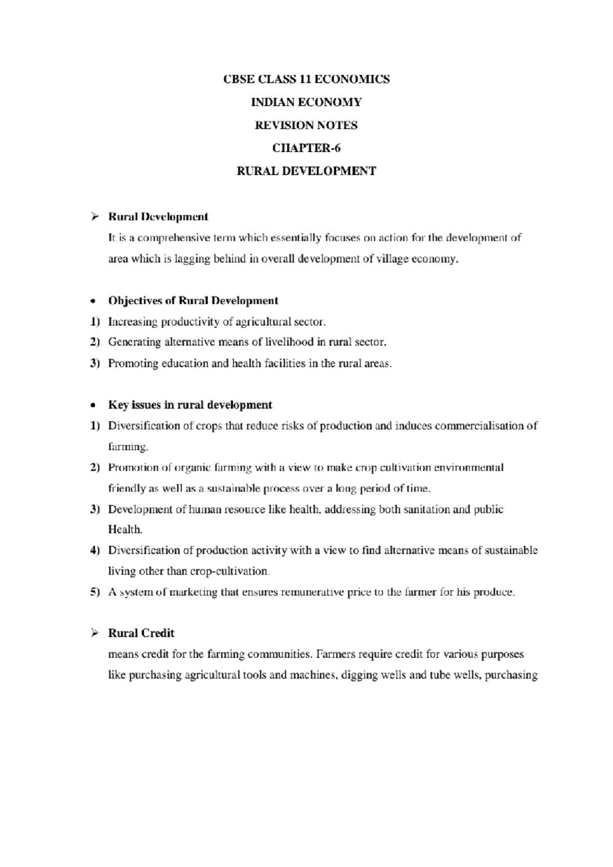 Rural development notes - diseño interiores - Studocu