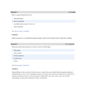 Sharp DAT 325 Project Two - DAT 325 Project Two Template Executive Summary Report Grace Sharp ...