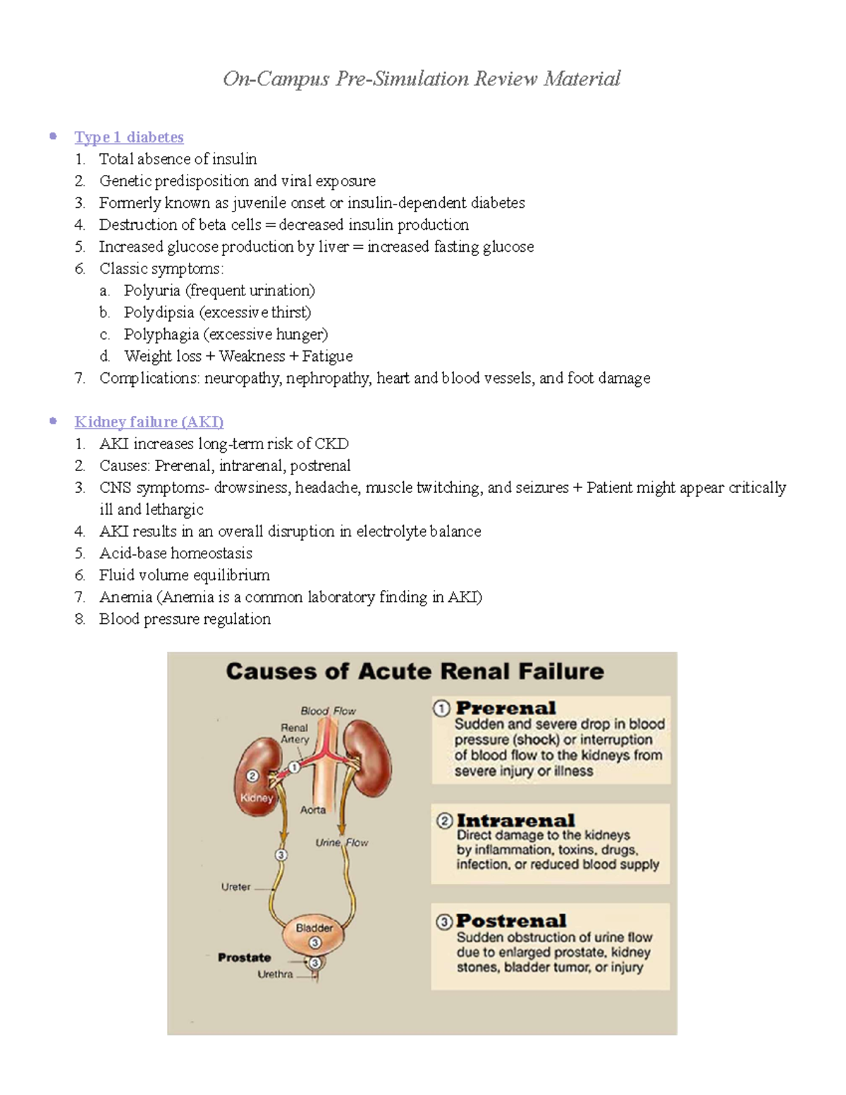 On-campus pre sim - Pre sim work for NU 308S - On-Campus Pre-Simulation ...