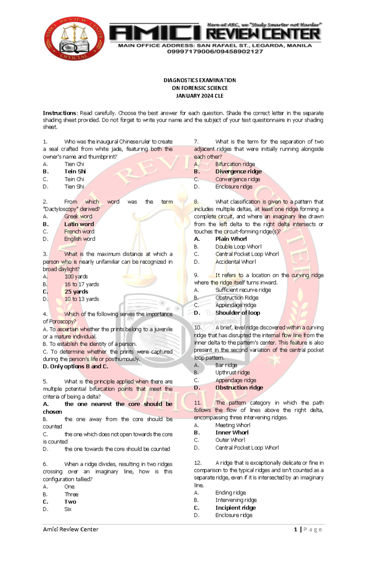 Additional Q&A FS - study Hard - Instructions: Read carefully. Choose ...