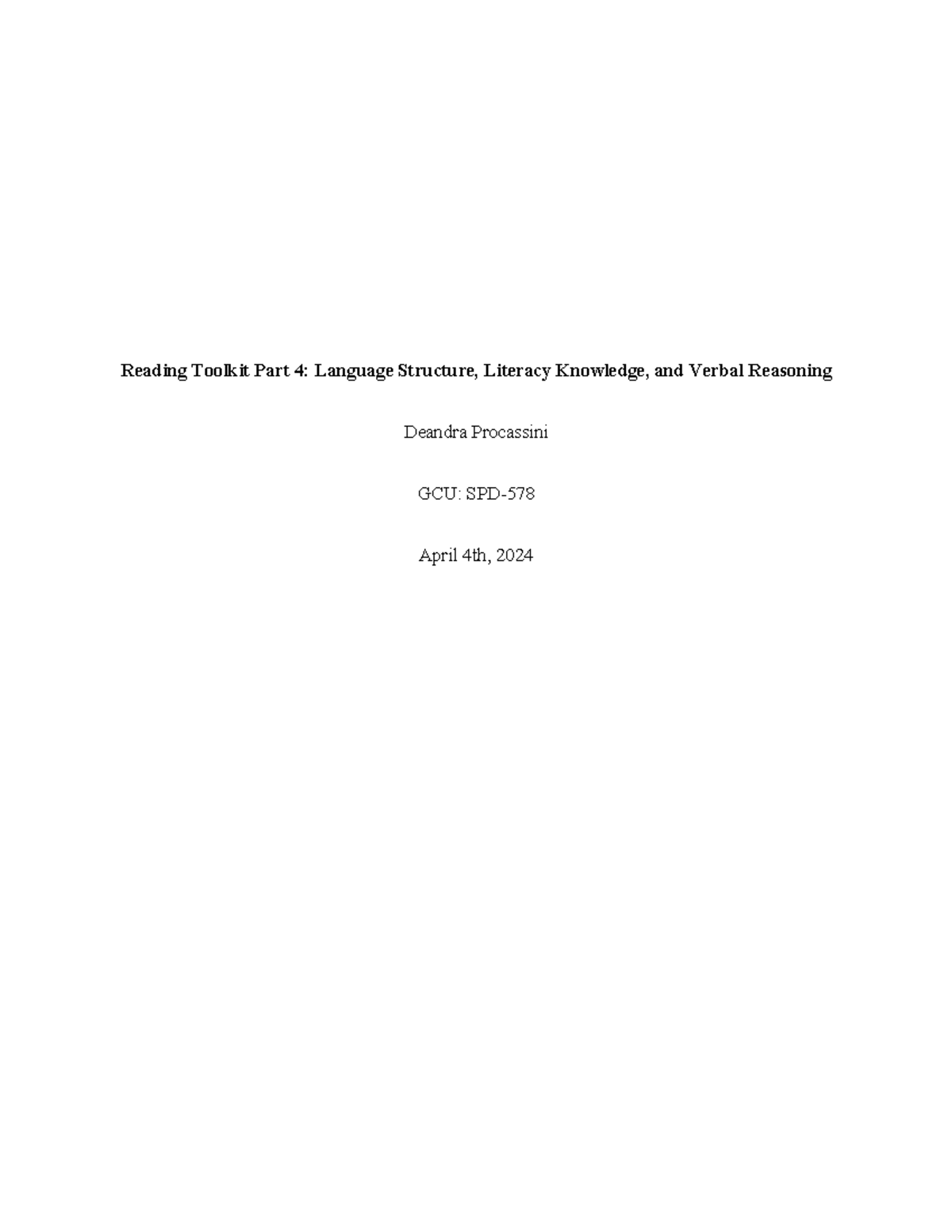 Inductive Argument Structure