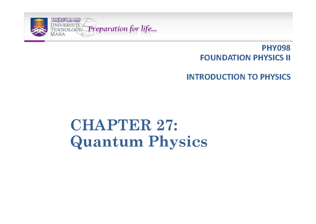 Document (1) (12) - Notes - PHY FOUNDATION PHYSICS II INTRODUCTION TO ...