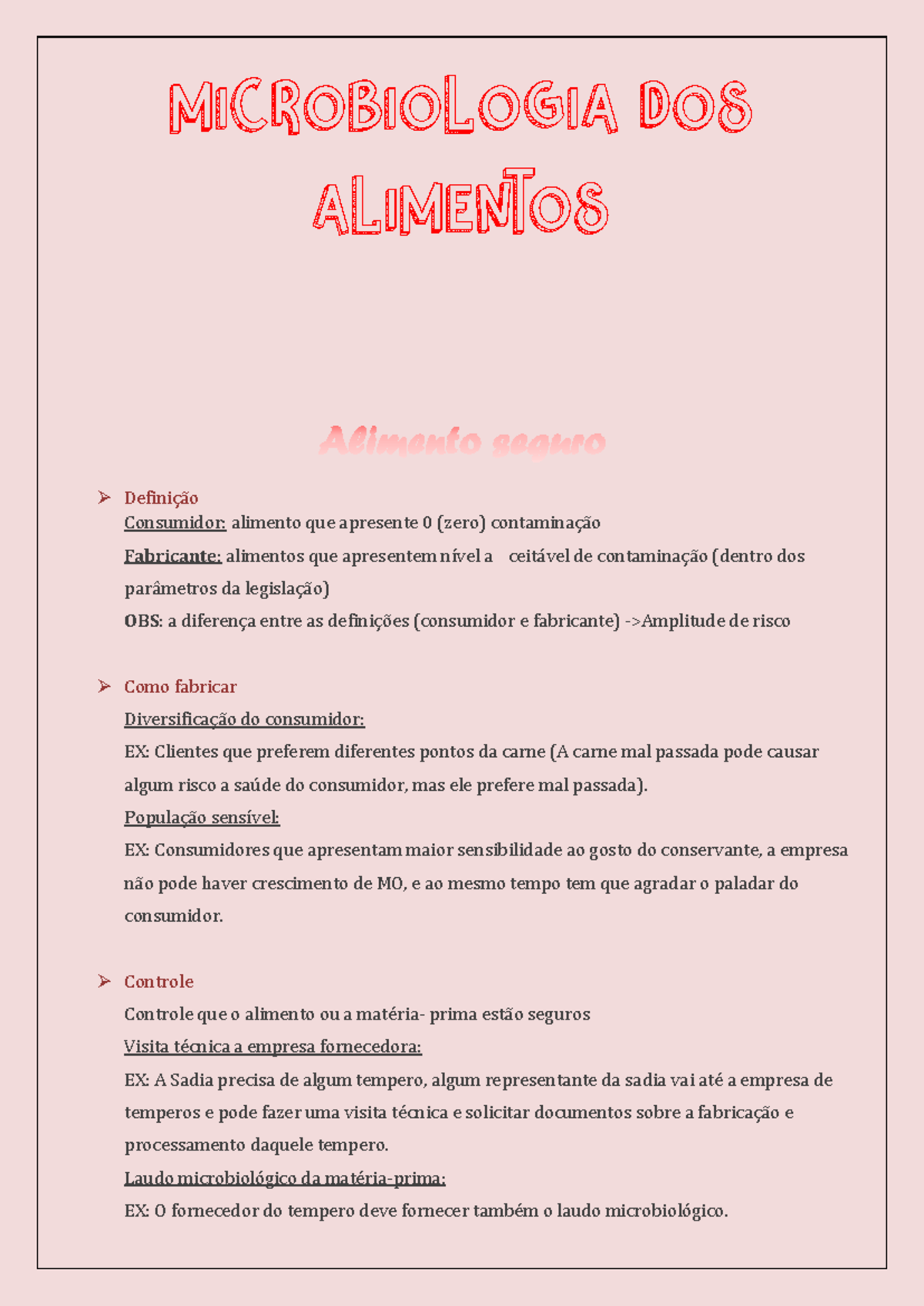 Microbiologia dos alimentos - Warning: TT: undefined function: 32 Warning: TT: undefined ...