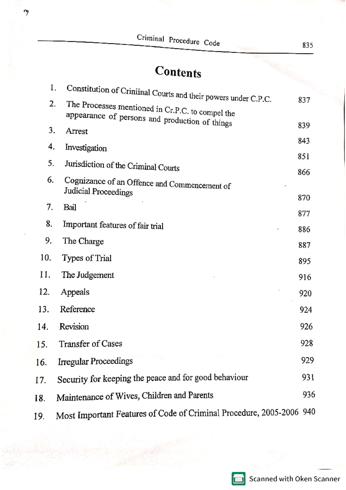 CRPC scanned notes 2023 - Law Of Crimes II - Studocu