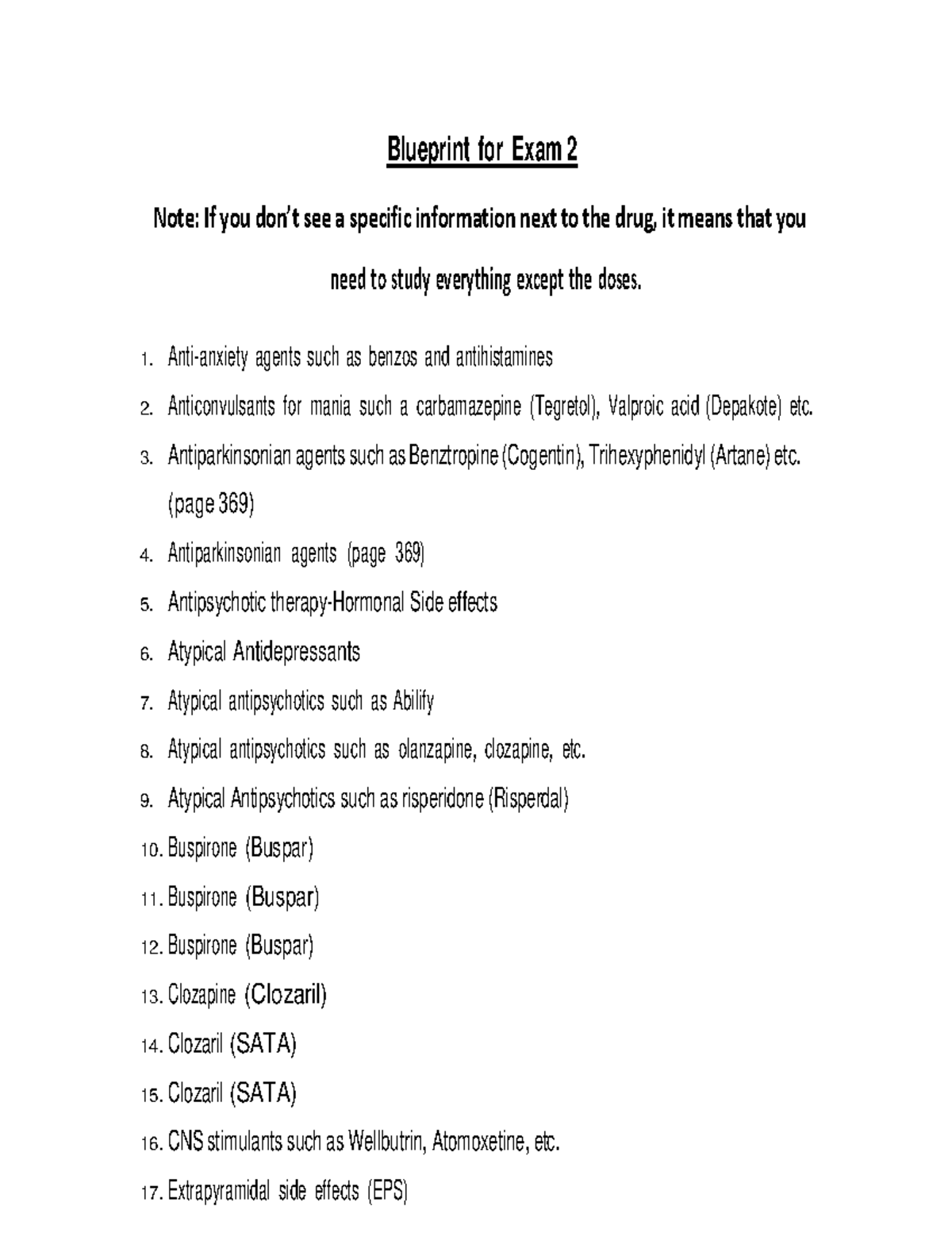 Blueprint for Exam 2 Summer 2023 - Blueprint for Exam 2 Note: If you ...