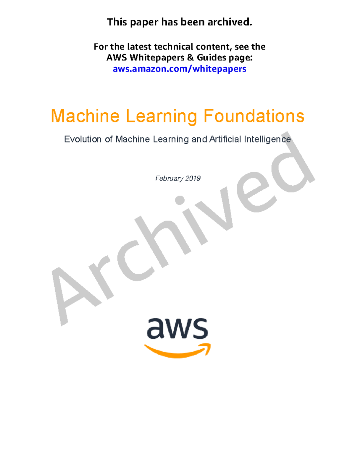 Machine-learning-foundations - Archived Machine Learning Foundations Evolution of Machine ...