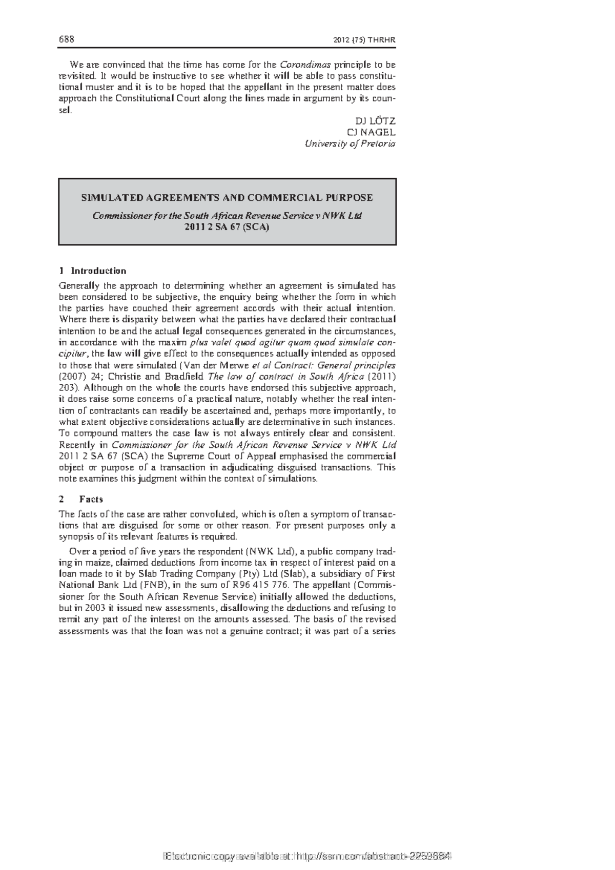 SSRN-id2259684 - XWNXZBJXNHJKXDSXJKX - Electronic copy available at ...