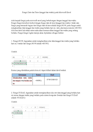 Materi Microsoft Excel - Microsoft Excel Pendahuluan Microsoft Excel ...