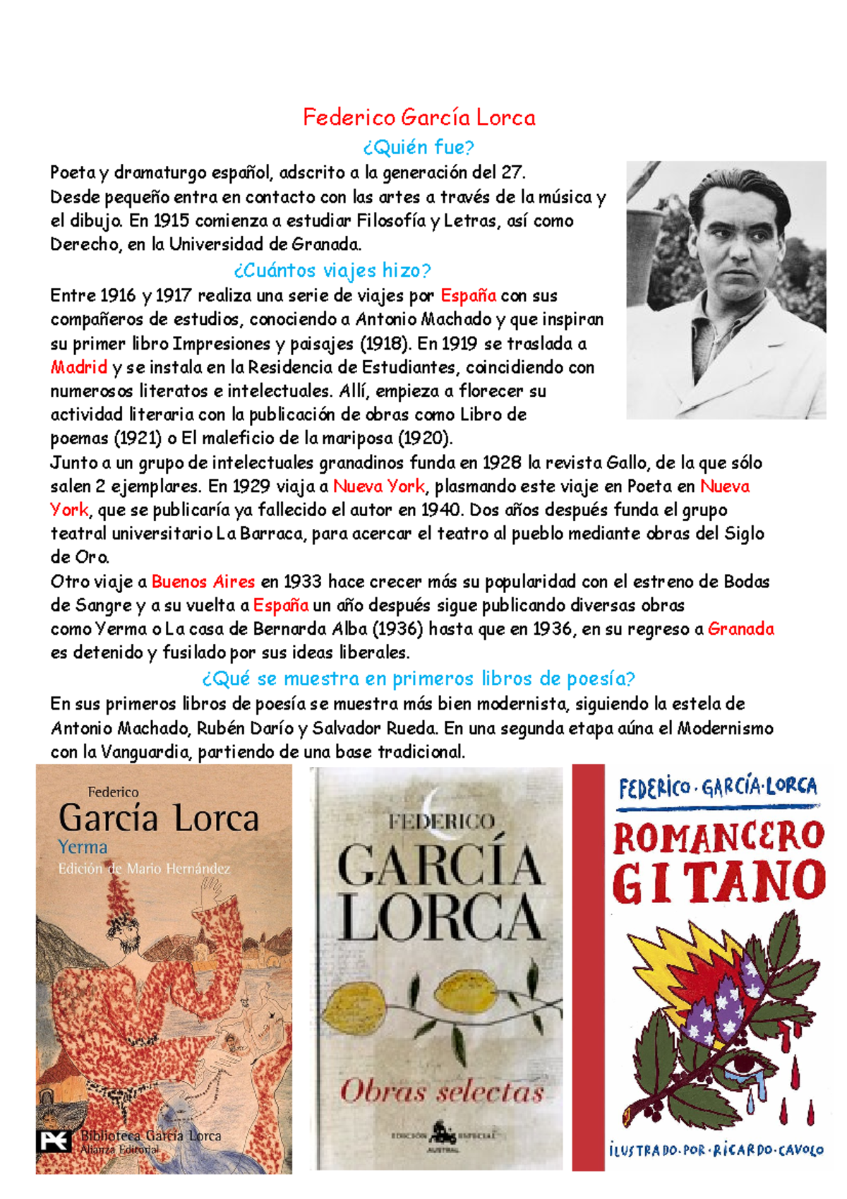 Federico García Lorca - g ag av aga d g - Federico García Lorca ¿Quién ...