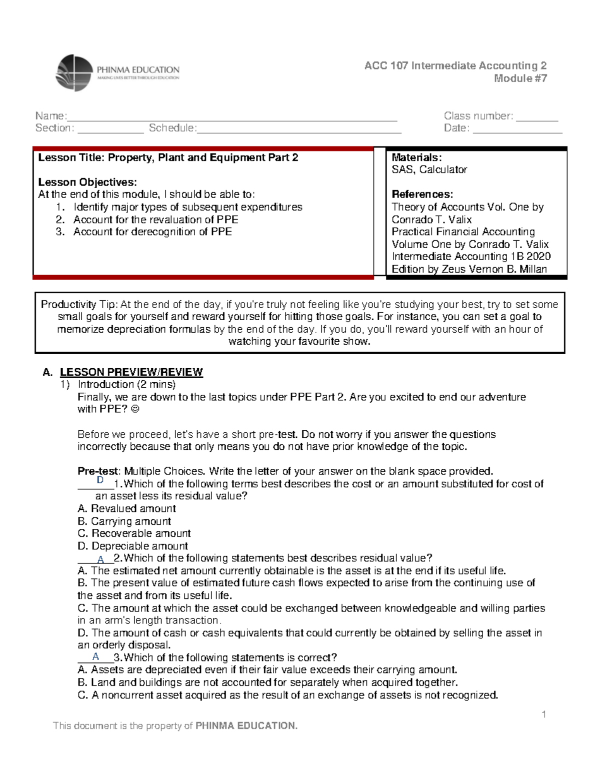 SAS#7-ACC107 - sas - Module # Name ...