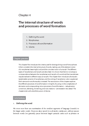 Grammatical Categories - Grammatical categories 2. Determining word ...