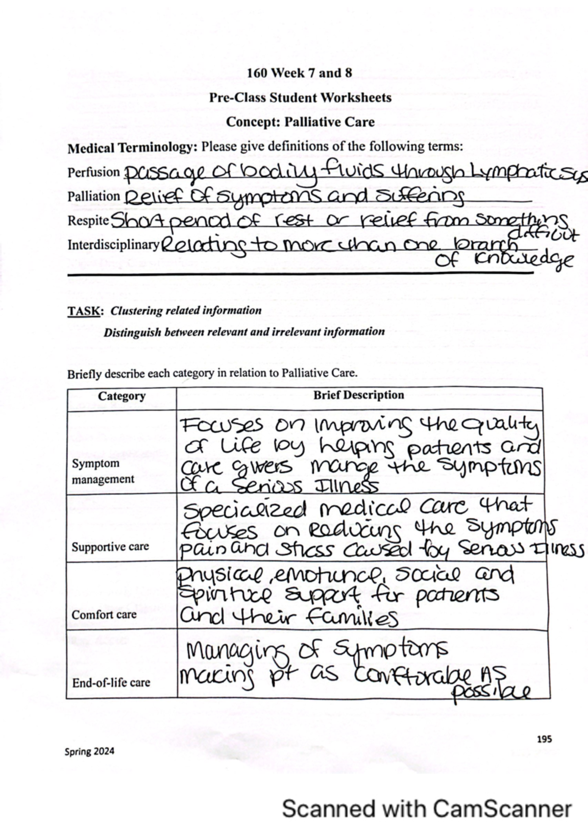160 7&8 - week 7 and 8 homework assignments - NUR 160 - Studocu