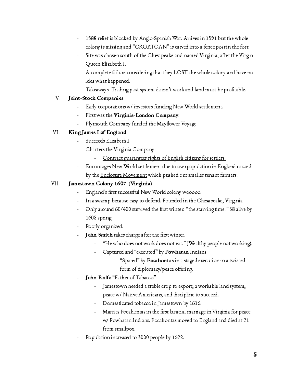 The 13 Colonies - 1588 relief is blocked by Anglo-Spanish War. Arrives ...