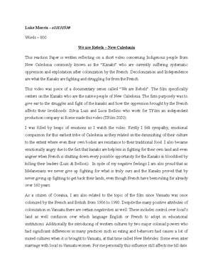 S11135731 Christina Kaukare UU204 Reflection 1. s11135731 - UU204 ...