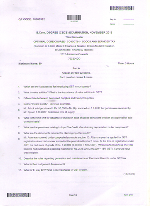 Vth sem gst - gst notes - Unit – 1 Introduction to GST Introduction ...