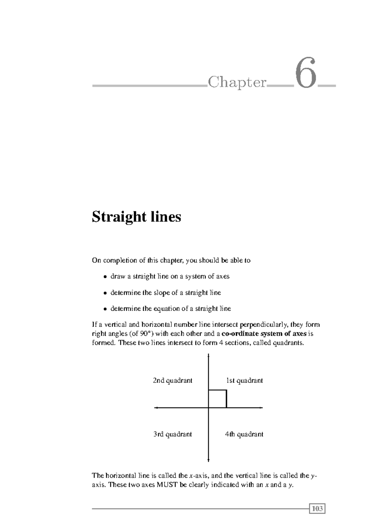BNU1501 SG Chapter 6 notes 2022 question - Chapter 6 Straight lines On ...