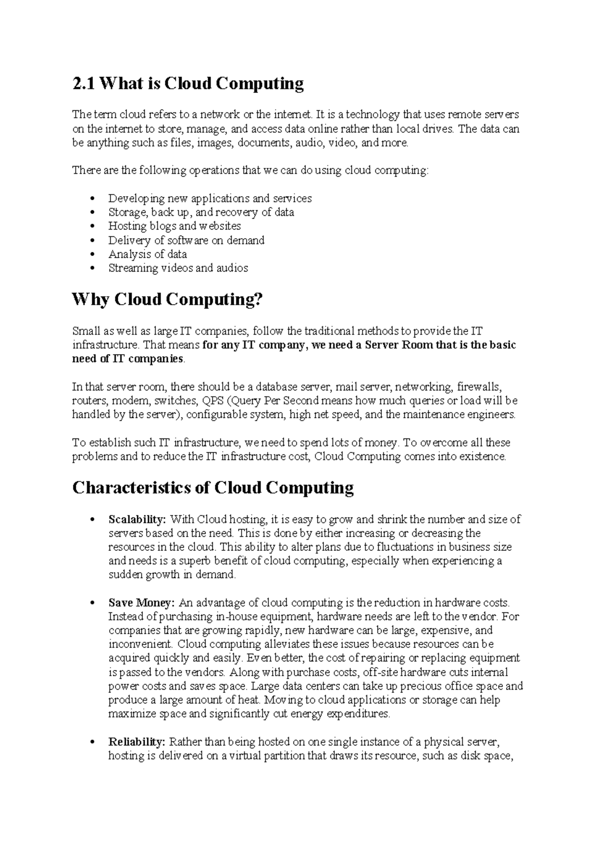 Unit-2 cloud computing definition,characteristics - 2 What is Cloud ...