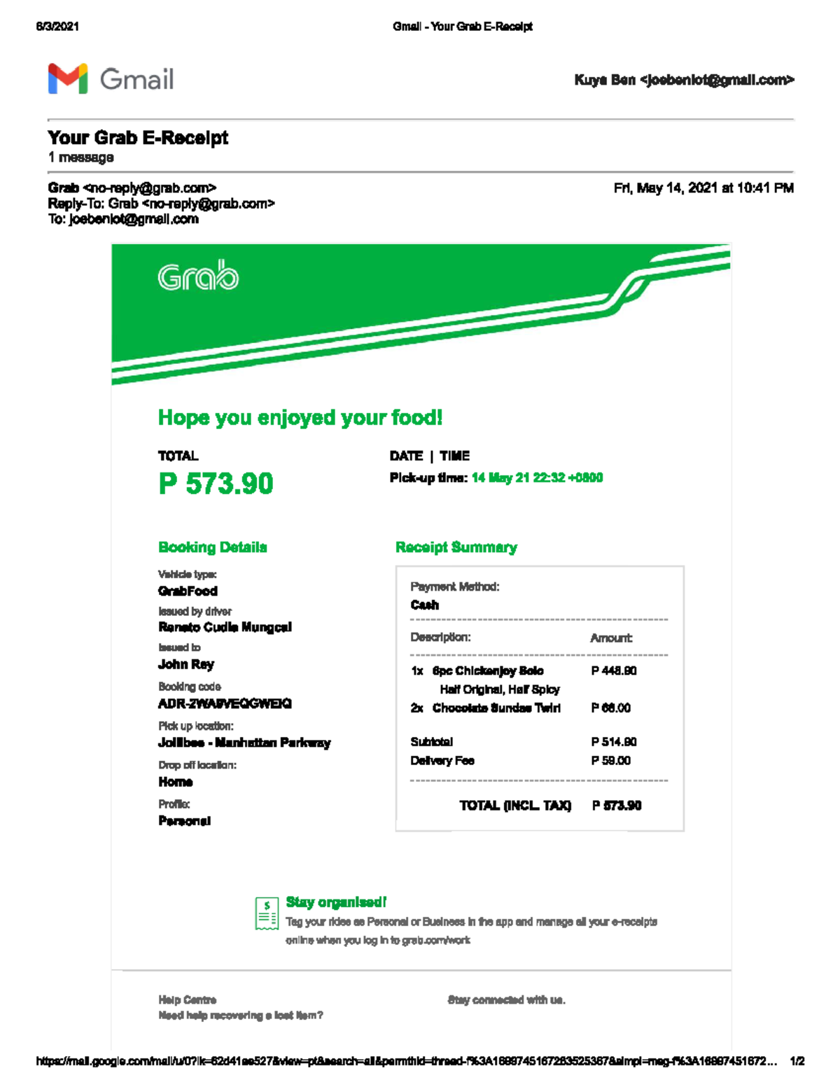 Grab and how to have to deliver your food - College of International ...