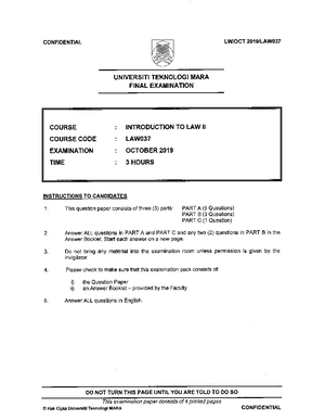 Final TEST CTU 091 16 Oktober 2020 - CONFIDENTIAL 1 ACIS/OKTOBER2020 ...