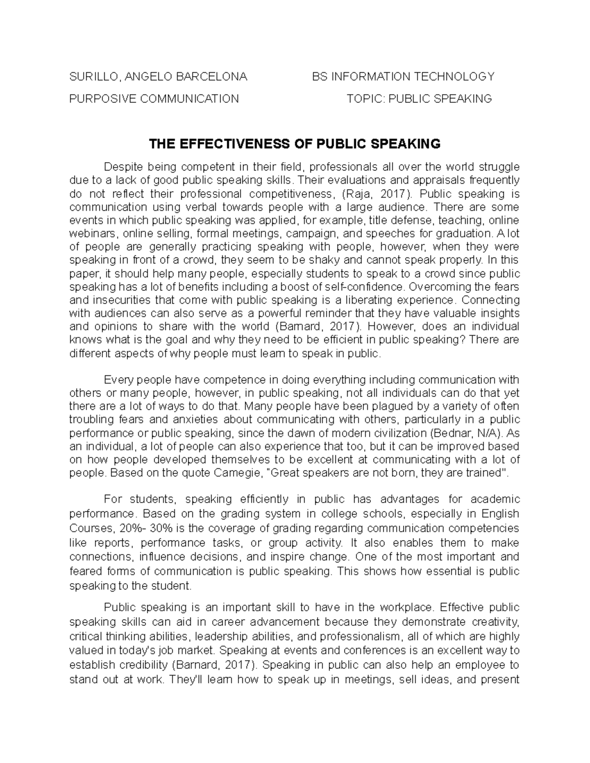 Surillo Angelo TERM Paper - SURILLO, ANGELO BARCELONA BS INFORMATION ...
