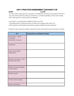 BTEC Business Unit 2 Aims and Objectives - Google Classroom 14/09/ Mr ...
