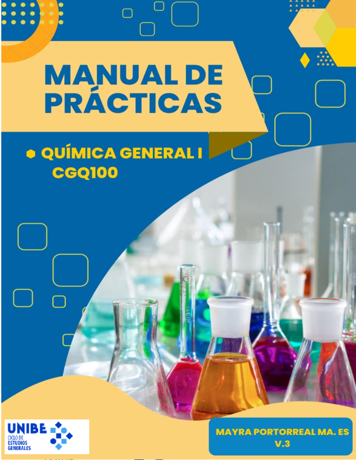 Manual Laboratorio Química General I - Universidad Iberoamericana (UNIBE) Manual de Prácticas de ...