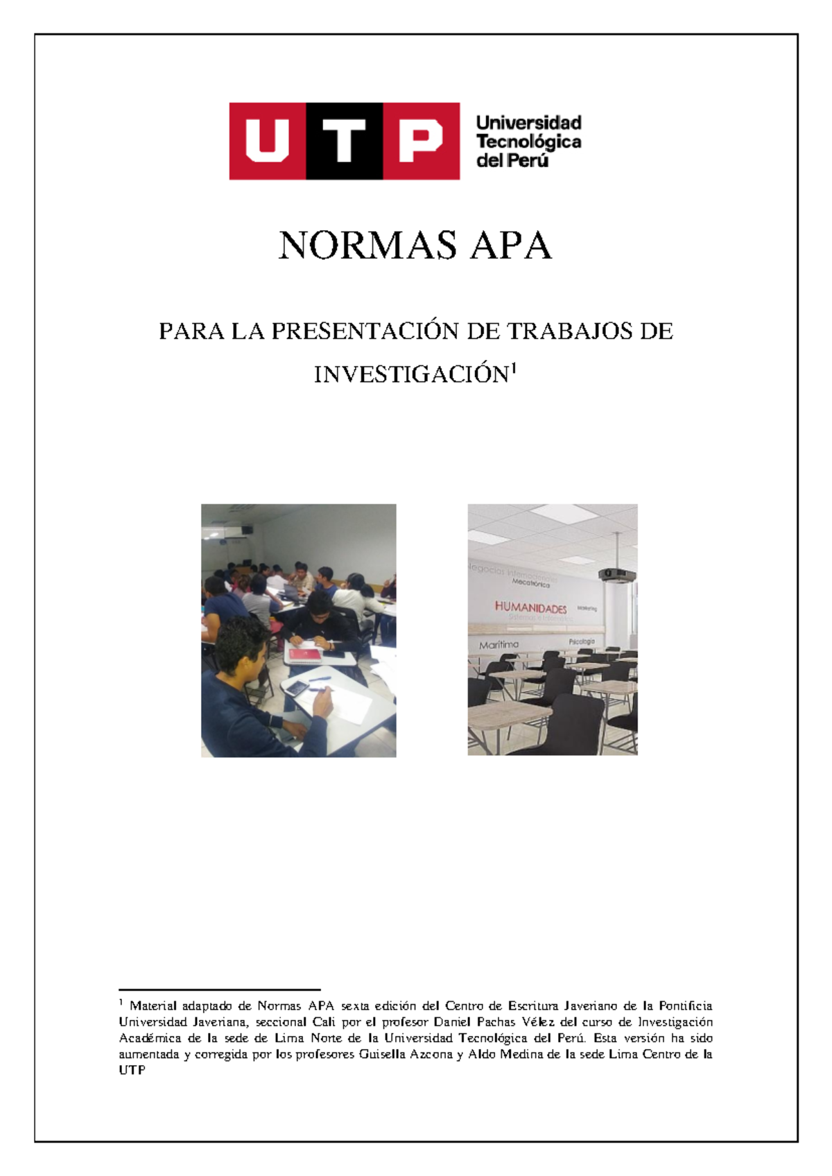 Manual APA - Problemas y desafíos en el Perú actual - NORMAS APA PARA ...