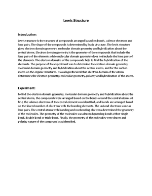 Lab Report 9 - About redox titration - Redox Titration Introduction ...