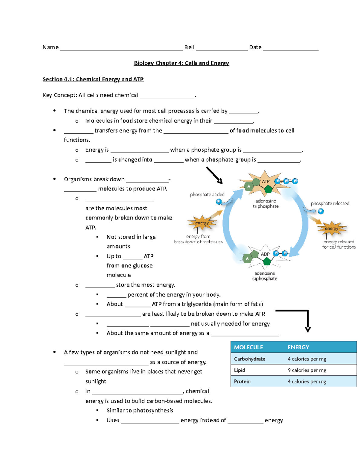 4.1 Guided Notes - Name ______________________________________ Bell ...