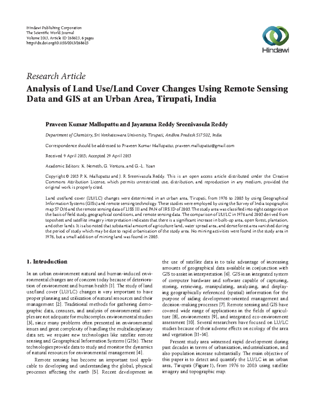 268623 - Lectures notes - Hindawi Publishing Corporation The Scientific ...