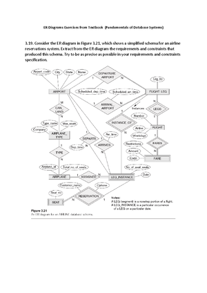 ER Diagrams w solution - ER Diagrams Exercise 1: Gallery Galleries keep ...