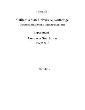 ECE 240 - Experiment 9-First Order Circuits - Spring 2017 California ...