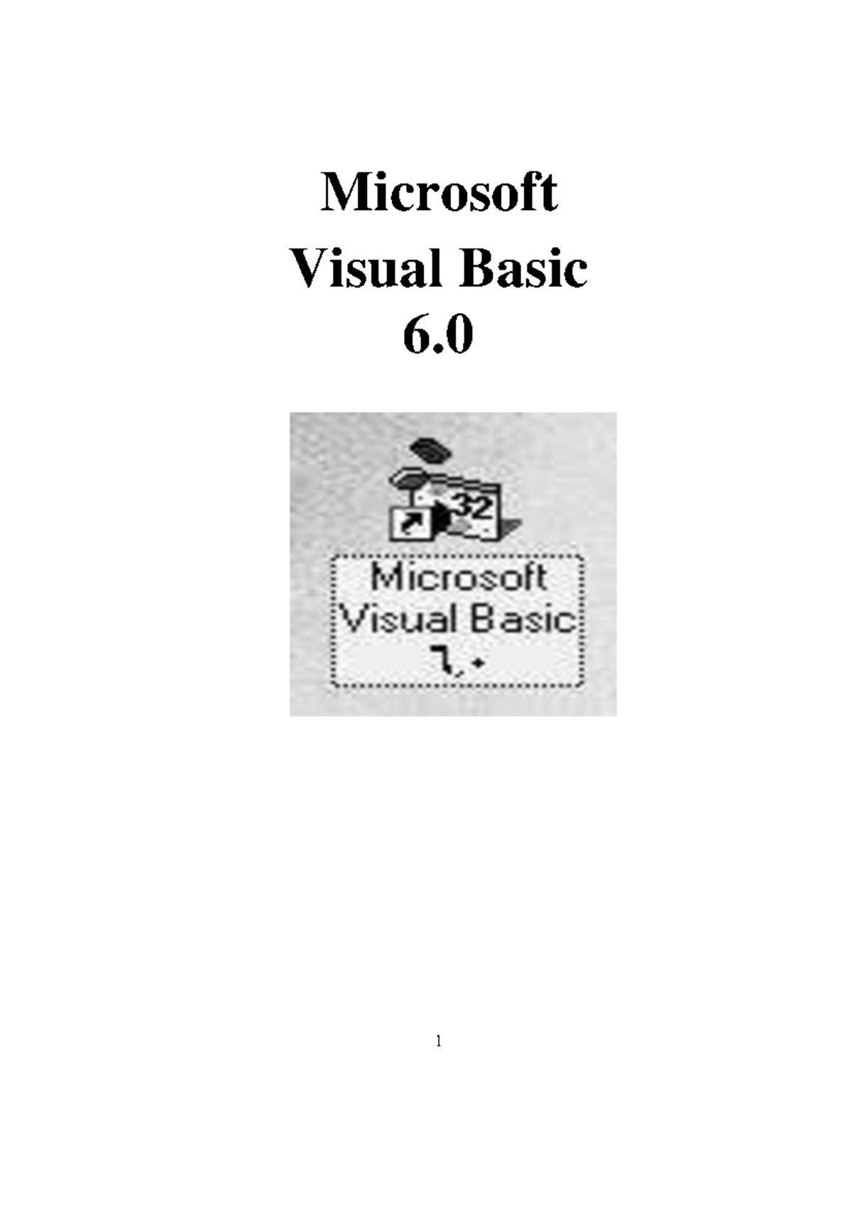 Microsoft Visual Basic 6 - 1. Introduction Visual Basic implements ...
