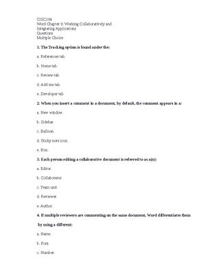 Information Systems Access Chapter 3 - In Practice - Access Chapter 3 A calculated field is a ...