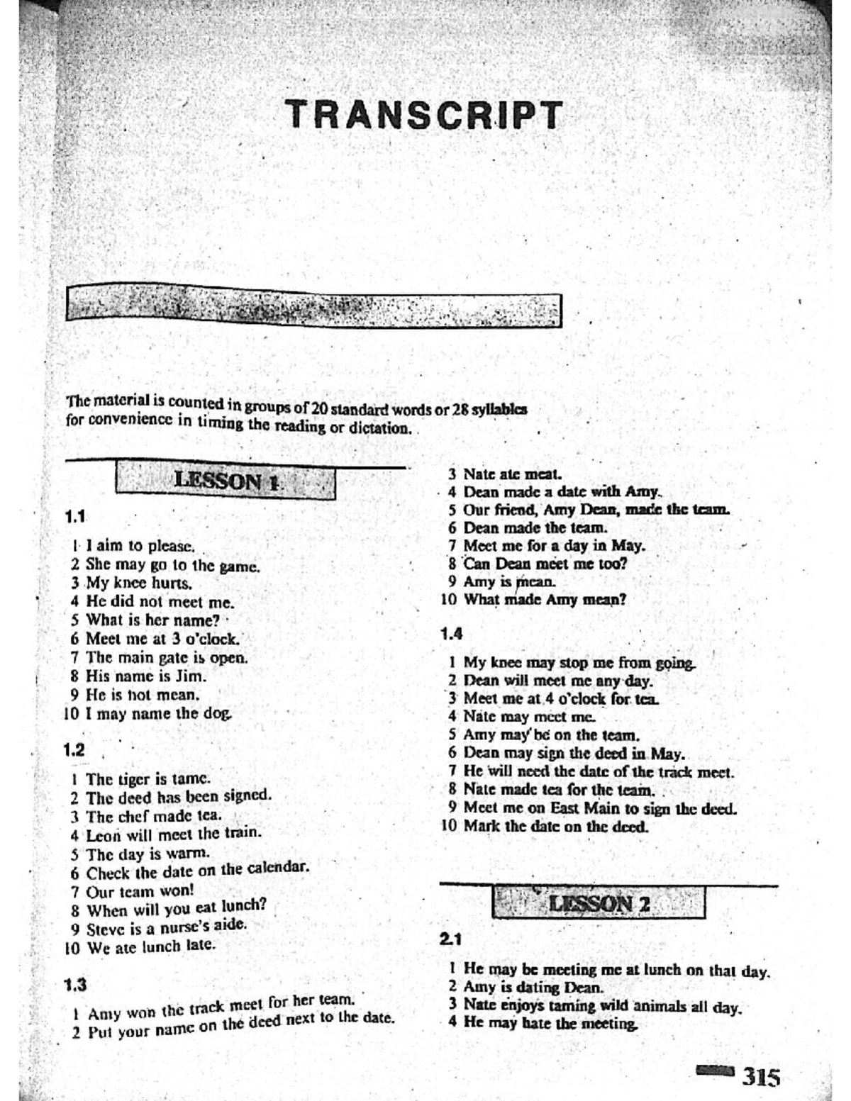 Gregg shorthand college book 1 transcript - TRANSCRIPT The material is ...