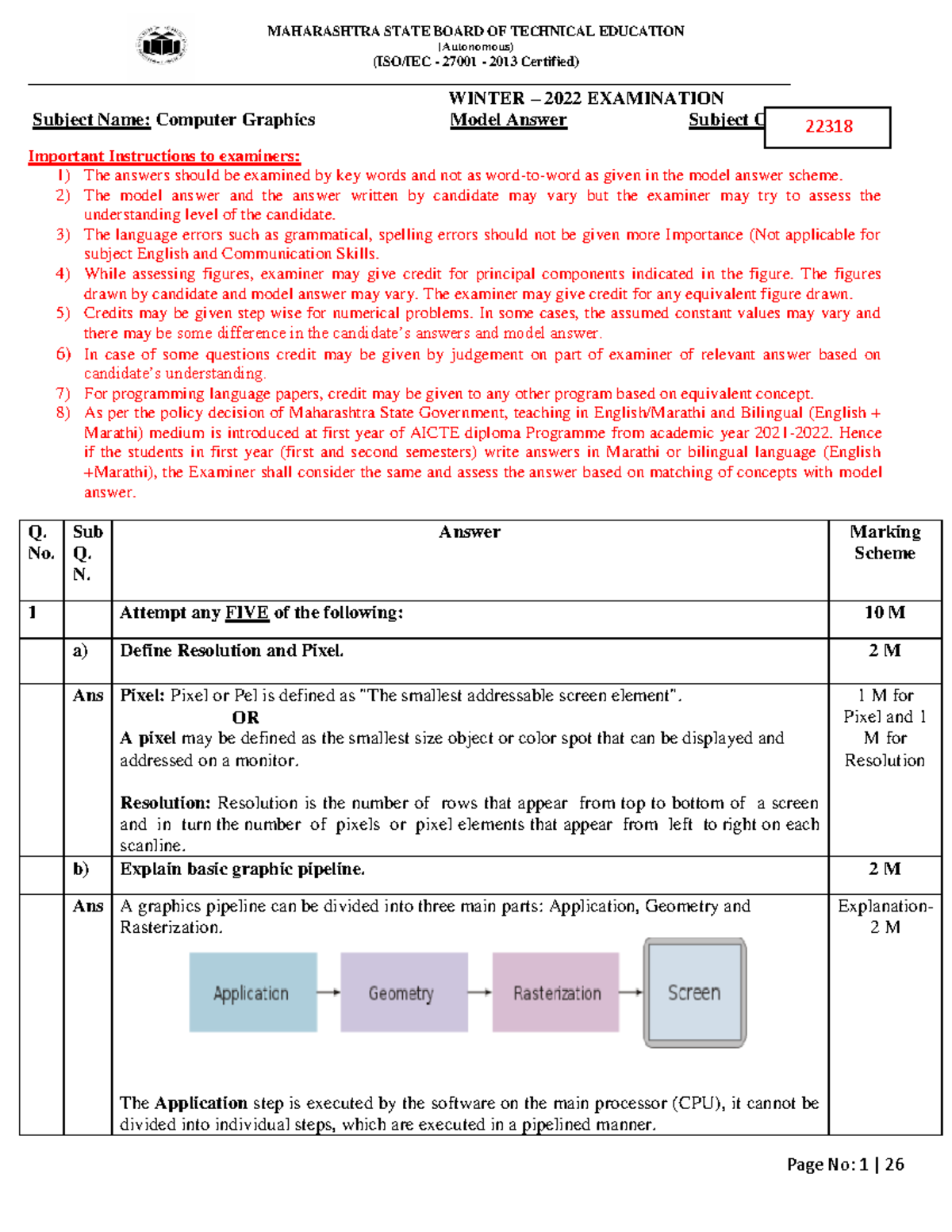 CGR MAP W22 - Imp questions of cgr language.imp questions. - (Autonomous) (ISO/IEC - 27001 ...