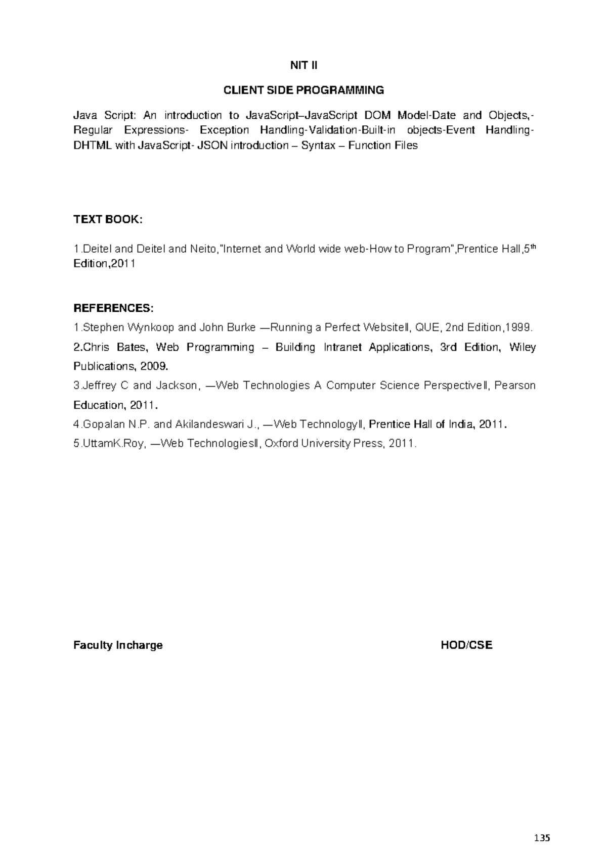 Wt Unit 2 Wt Unit 2 Nit Ii Client Side Programming Java Script An 0325