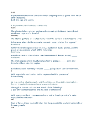 Week 1 Topic 2 Assignment for A and P - Week 1 - Topic Option 2 Chapter ...