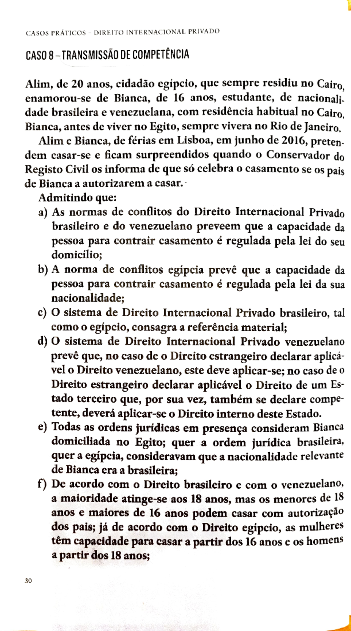 CP DIP - hghhhh - CASOS PRÁTICOs DIREITO INTERNACIONAL PRIVADO CASO 8 ...